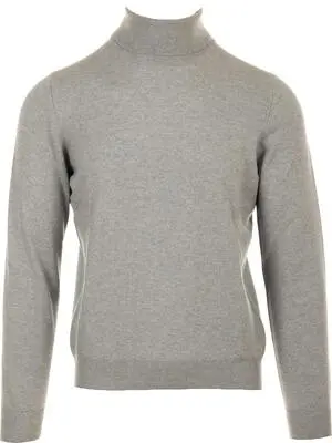 GRAN SASSO Turtleneck Fine Knit Sweater - Beige