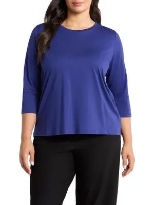 Eileen Fisher Organic Cotton Boxy Top - Infinity