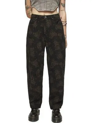 DISTURBIA Hexborn Baba Yaga Denim Jeans - Black