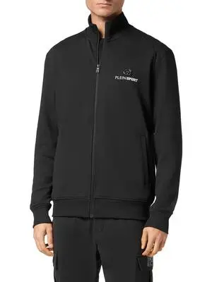 PLEIN SPORT Zip-up Jacket - Black