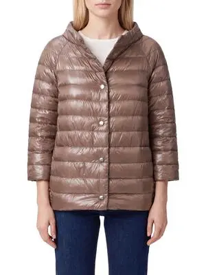 Herno Reversible Quilted Down Jacket - Beige