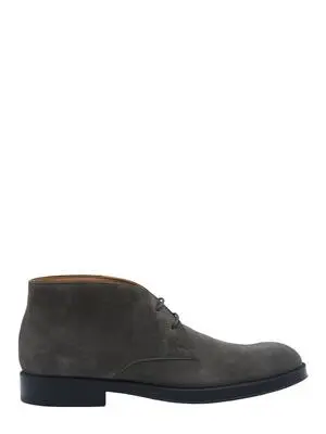 TOD'S Lace-up Suede Boots - Brown