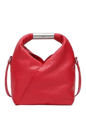 MAISON MARGIELA Mm6 Maison Margiela Small Grained Leather Handbag Red