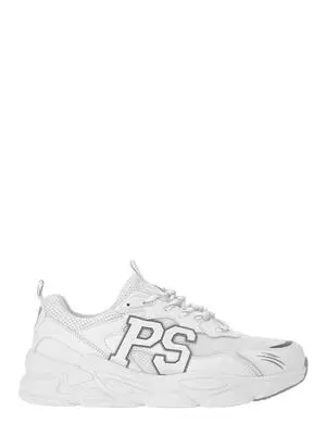 PLEIN SPORT Lace-up Athletic Sneakers - White