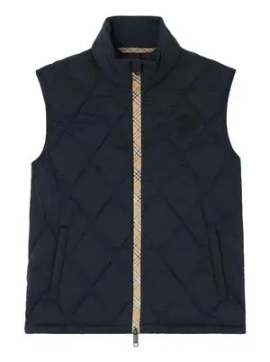Burberry Packable Quilted Nylon Acresford Gilet - Navy