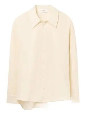 Séfr Casual Button-up Shirt For - Ecru