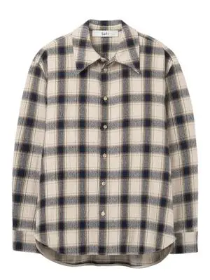 Séfr Checked Cotton Shirt For - Multicolor