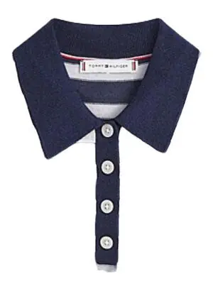 Tommy Hilfiger Striped Polo T-shirt - Navy