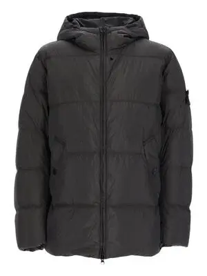 Stone Island STONE ISLAND Lightweight Hooded Puffer Jacket Grey