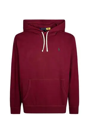 Polo Ralph Lauren Long Sleeve Knit Hoodie - Rosso