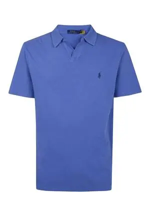 Ralph Lauren Classic Fit Short Sleeve Polo Shirt - Light Blue