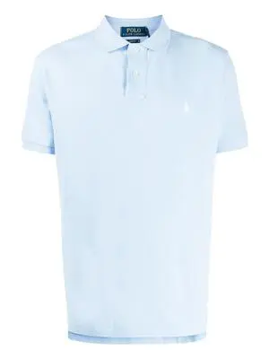 Ralph Lauren Slim Fit Short-sleeve Polo Shirt - Light Blue