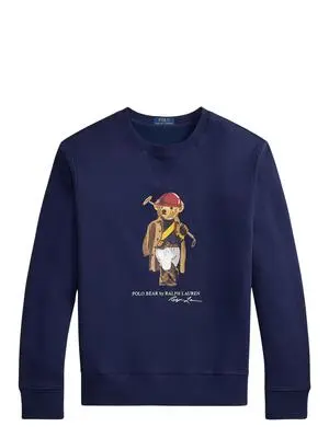 Ralph Lauren Classic Fit Quarter Zip Cotton Sweater - Blu