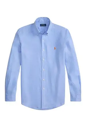 Ralph Lauren Classic Button-down Shirt For - Light Blue