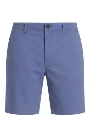 Michael Kors Relaxed Fit Cotton Blend Shorts - Navy