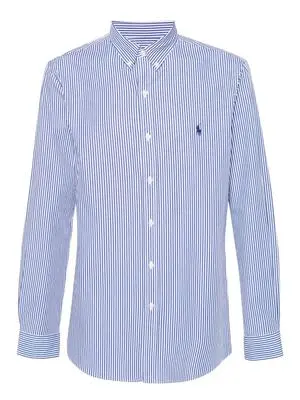 Ralph Lauren Ralph Lauren Men's Classic Fit Striped Button-Down Shirt Navy
