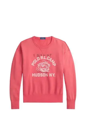 Ralph Lauren Graphic Crewneck Sweatshirt - Red