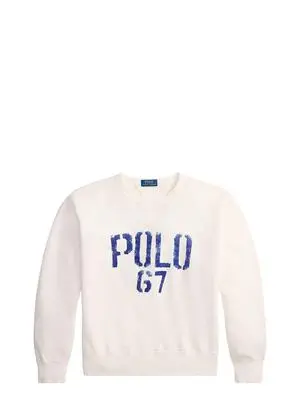 Ralph Lauren Graphic Crewneck Sweatshirt - White