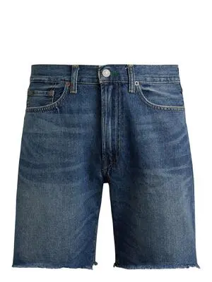 Ralph Lauren Classic Mini Stretch Denim Shorts - Navy