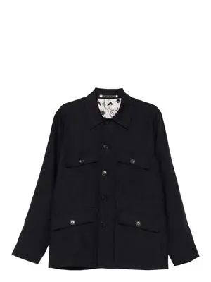 Paul Smith Linen Jacket Modern Fit - Navy