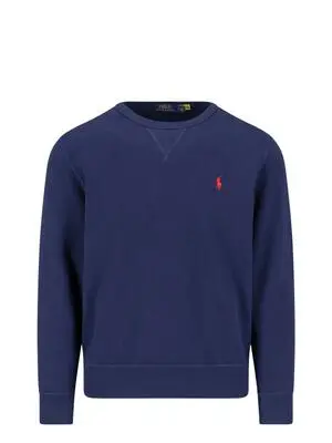 Polo Ralph Lauren Cotton-polyester Crew Neck Sweater - Blue