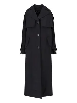 DONDUP Trench Coat - Black