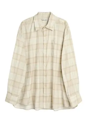 OUR LEGACY Our Legacy Oversized Plaid Button-Up Shirt
