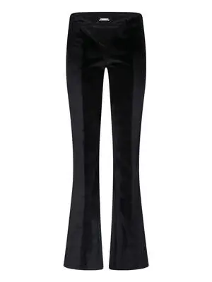 DONDUP Stretch Cotton-viscose Tailored Trousers - Black