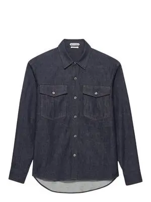 JW Anderson Tailored Short Sleeve Shirt - Navy