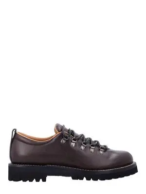 CHURCH`S Calf Leather Lace-up Oxford Shoes - Marrone