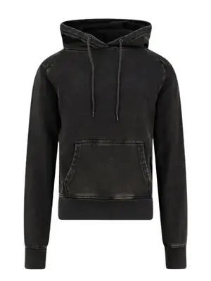 ENTIRE STUDIOS Washed Pullover Hoodie - Black