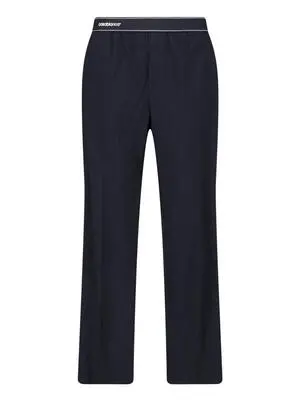 Casablanca Virgin Wool Tailored Trousers - Black