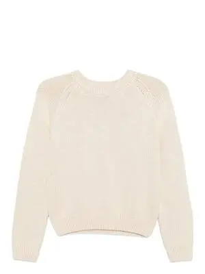 Filson Crew Neck Cotton Sweater - Ecru