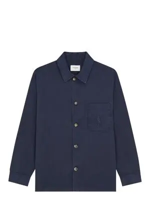 Saint Laurent Classic Utility Shirt For - Navy