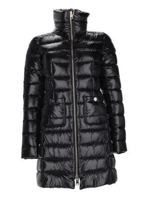 Herno Polyamide Sports Jacket With Stand Collar And Zip-up Closure - Black
