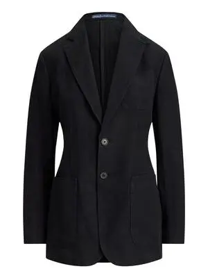 Ralph Lauren Linen Tailored Coat - Black