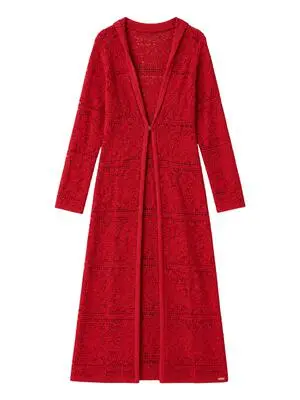 BLUGIRL Lace Cardigan - Red