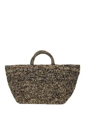 IBELIV Handwoven Raffia Tote Bag - Multicolor
