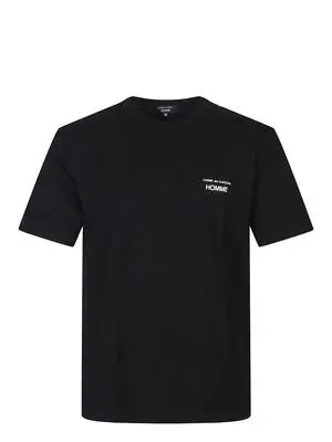 Comme Des Garçons Casual Mini Graphic Tee For - Black