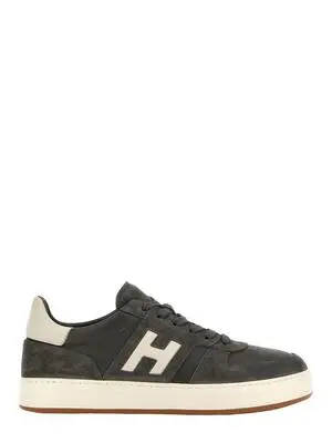 Hogan Sneakers Logo Appliqu - Grey