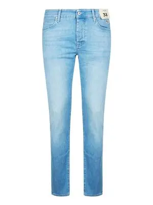 ROY ROGER'S Contemporary Fit Light Wash Denim Jeans - Navy