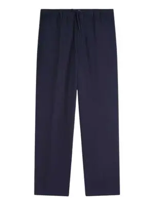 Dries Van Noten Elasticated Waistband Drawstring Shorts - Navy