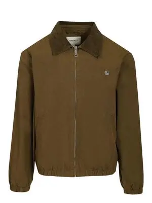 Carhartt Work In Progress Cotton Canvas Work Jacket With Quilted Lining - Brown