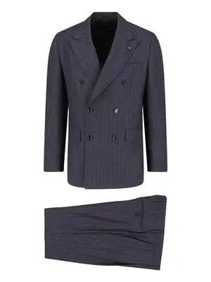 LARDINI Virgin Wool And Cashmere Dress - Grey