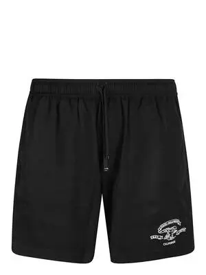 Amiri Graphic Drawstring Shorts - Black