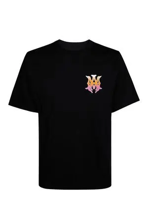 Amiri Ample-fit T-shirt With Logo Graphic - Nero