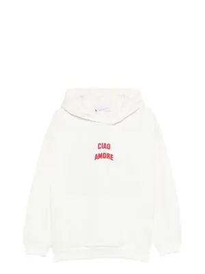 Giada Benincasa Hooded Pouch Handbag With Long Sleeves - White