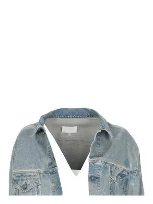 MAISON MARGIELA Shirt With 100% Cotton Construction And Lined Pocket - Denim