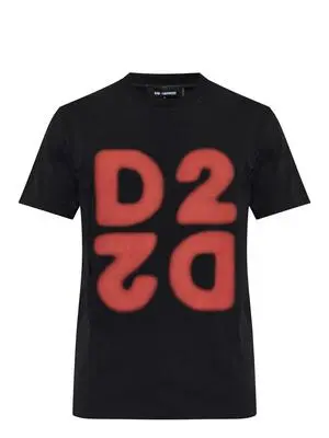 Dsquared2 100% Cotton Logo T-shirt - Black