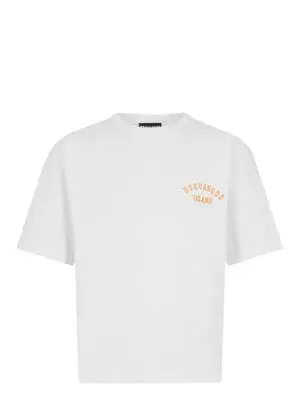 Dsquared2 Graphic Logo Crewneck T-shirt - White